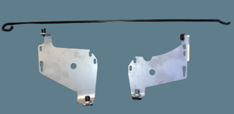 TD5/TDCI Intercooler support brackets - MW Machines 4x4